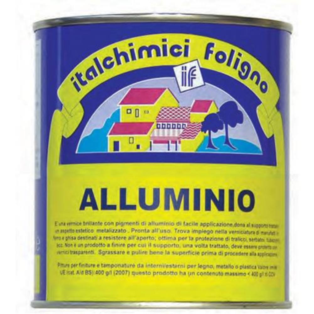 ITALCHIMICI VERNICE ALLUMINIO PER ESTERNO FERRO GHISA PROTEZIONE ...