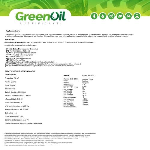 OLIO DI VASELLINA PURO ENOLOGICO VASELINA USO ALIMENTARE FARMACEUTICO 1 LT